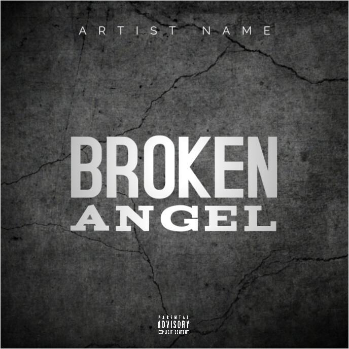 Plantilla de BROKEN ANGEL MIXTAPE COVER | PosterMyWall