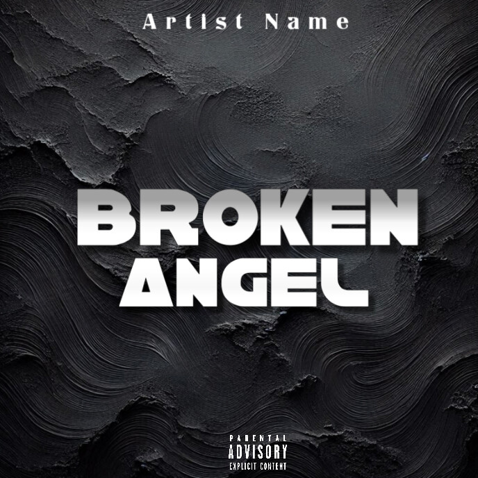 Broken angel mixtape cover Template | PosterMyWall