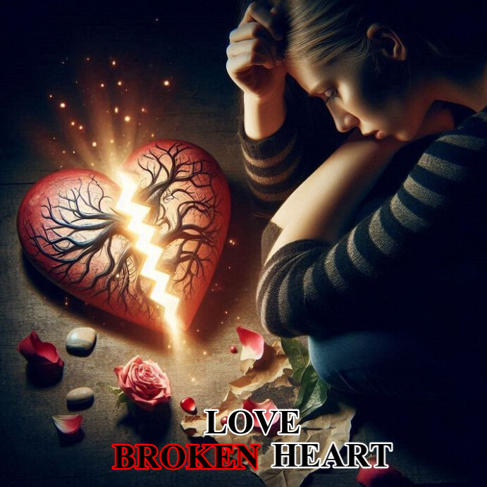 BROKEN GIRL Template | PosterMyWall