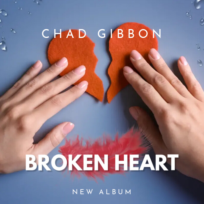 Plantilla de BROKEN HEART Album Cover | PosterMyWall
