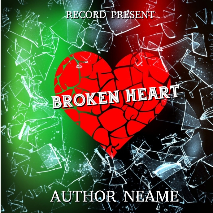 Broken Heart Album Cover Template | PosterMyWall