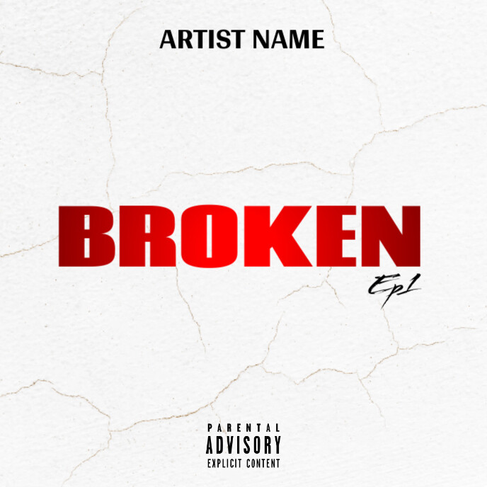 BROKEN SONG ALBUM COVER Template | PosterMyWall
