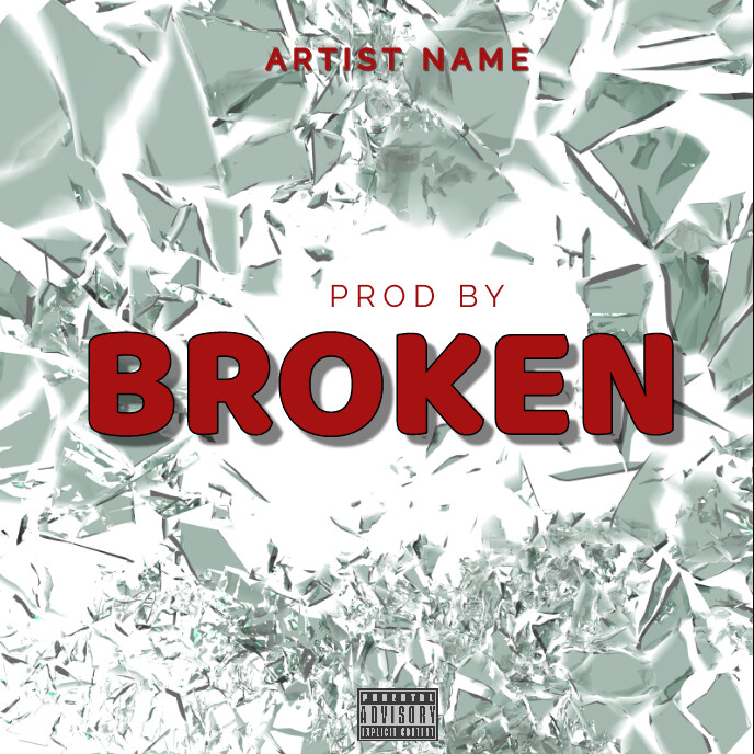 Broken song album cover Templat | PosterMyWall