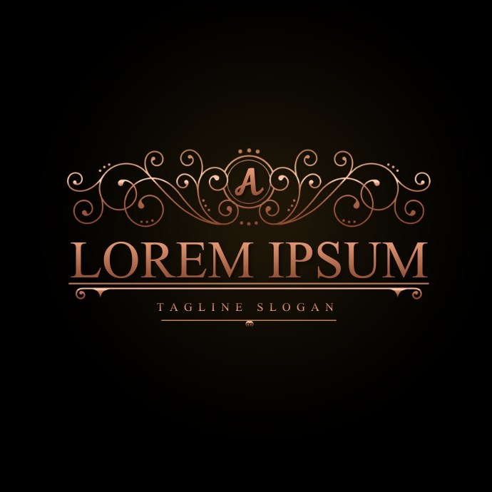 Bronze Pattern Frame Template | PosterMyWall