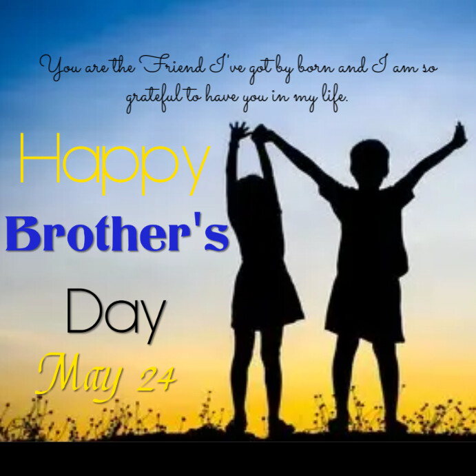 Brother's day Template | PosterMyWall