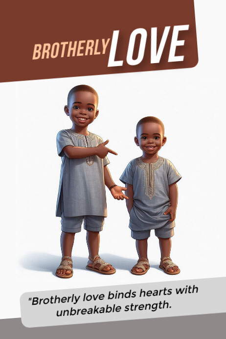 Brother Template | PosterMyWall