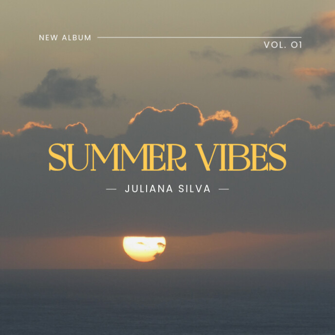 Plantilla de Brown & Yellow Album Cover | PosterMyWall