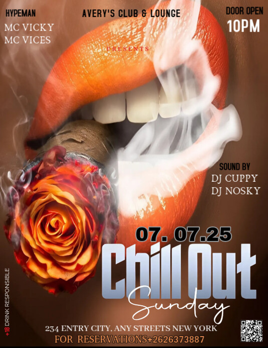 Copy of Brown 3d A Stylish And Visually Captivating Flyer For "chill ...