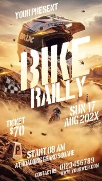 Road Cycling Event Ad Template | PosterMyWall