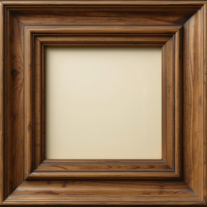 Copy of Brown 3d Wooden Picture Frame Logo | PosterMyWall