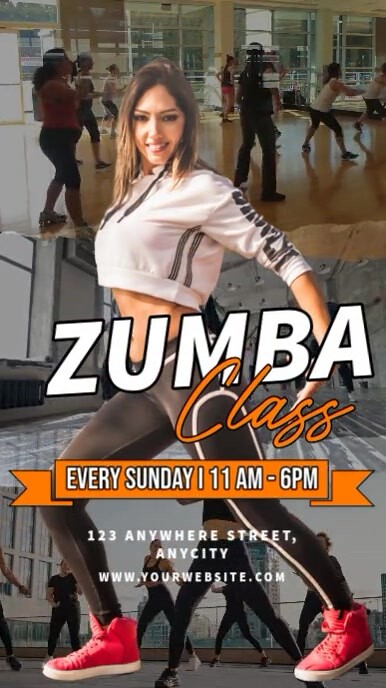 Copy of Brown 3d Zumba Classes Reel Instagram | PosterMyWall