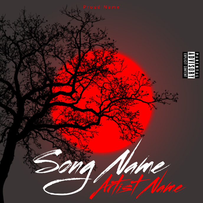 Brown A Album Cover Template | PosterMyWall