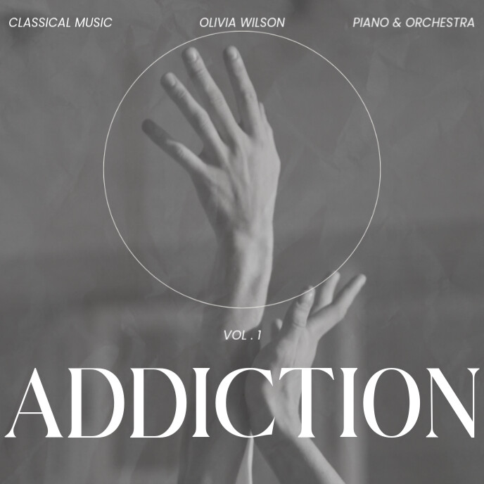 Brown Addiction Album Cover Template | PosterMyWall