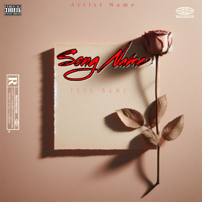 Brown Album Cover Album Cover Template | PosterMyWall