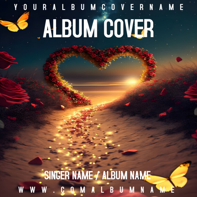 Brown Album Cover Design Template Album Cover | PosterMyWall