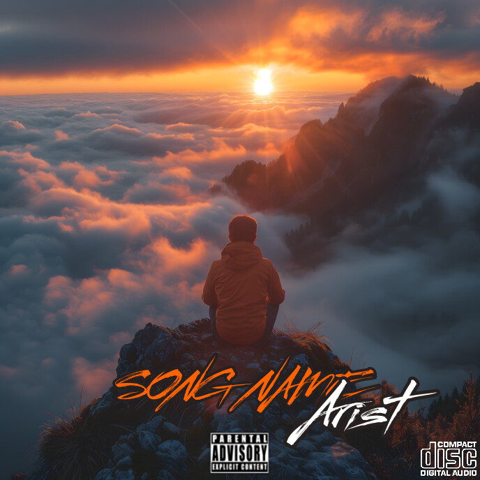 Brown Alone Music Album Cover Album Cover Template | PosterMyWall