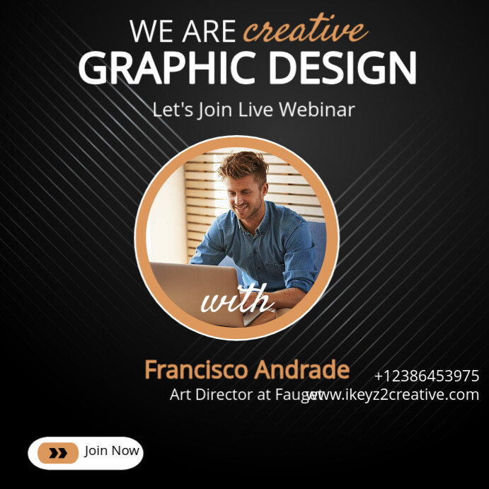 Brown and white creative graphic design insta Template | PosterMyWall