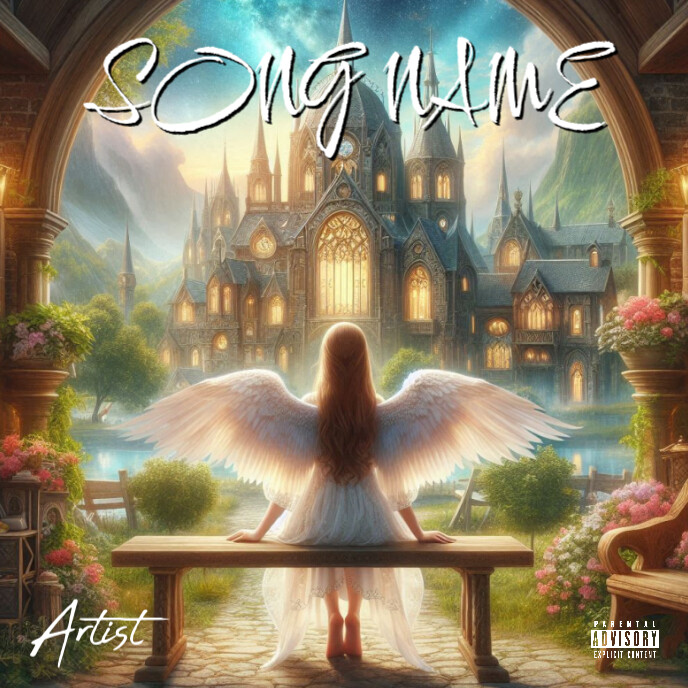 Brown Angel Mixtape Album Cover Artwork Album Cover Template | PosterMyWall