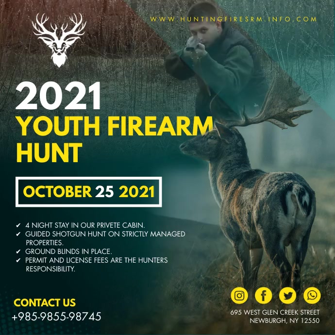 Brown Animal Hunting Instagram Video Template | PosterMyWall