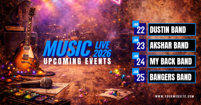 Brown Berbasis Daftar Upcoming Events Music Gambar Bersama Facebook ...