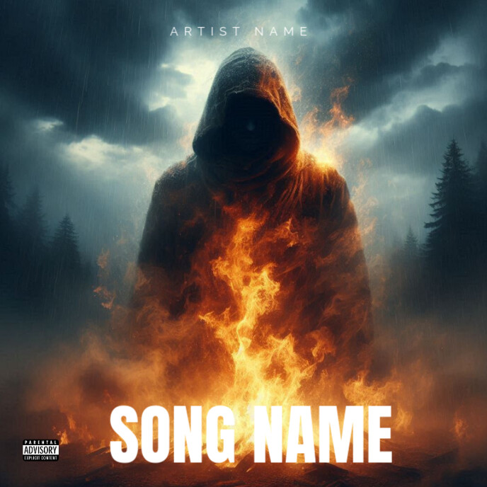 Brown Best Cover Album Music Art Trap Mixtape Rap Album Cover Template ...