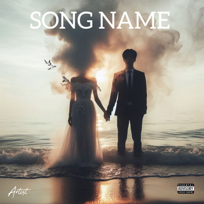 Brown Best Cover Album Music Art Trap Mixtape Rap Album Cover Template ...