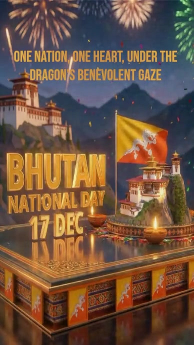 Brown Bhutan's National Day Instagram Reel Template | PosterMyWall