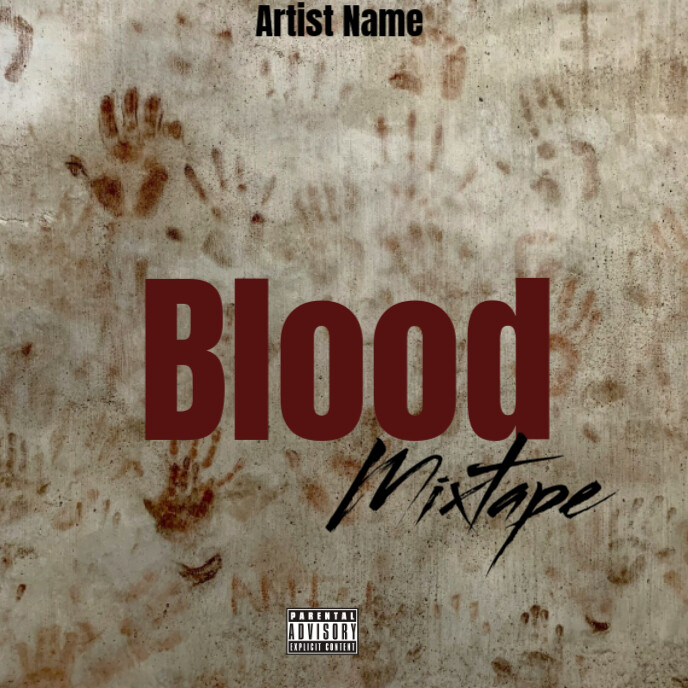 Copy of Brown Blood Mixtape Album Cover | PosterMyWall