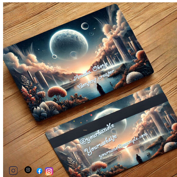 Copy of Brown Business Card Template Album Cover | PosterMyWall