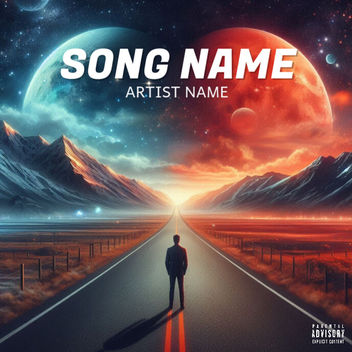 Brown Cd Song Mixtape Album Cover Art Design Album Cover Templat ...