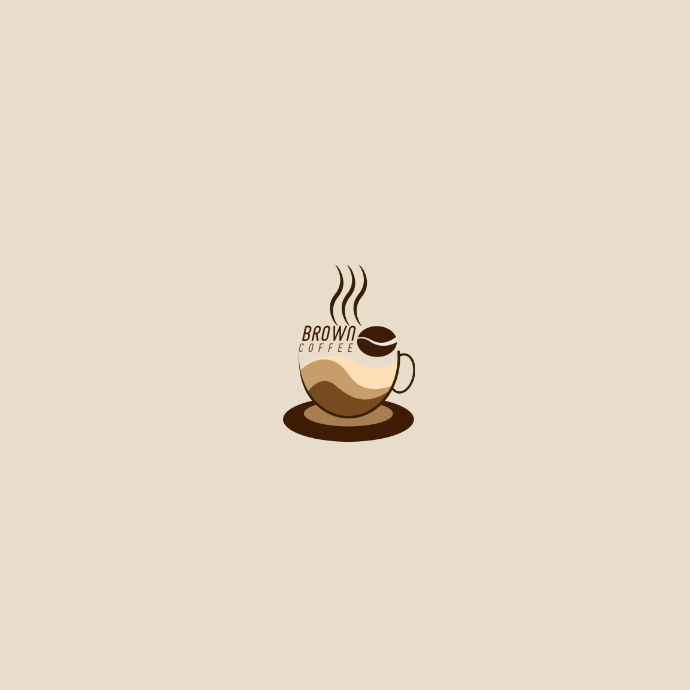 Brown Coffee Logo Template | PosterMyWall
