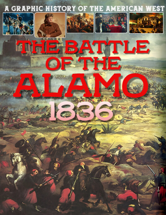 Modèle Brown Collage Battle Of The Alamo Flyer (us Letter) | PosterMyWall