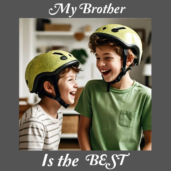 Modèle Brown Collage Brothers Day Celebration Insta | PosterMyWall