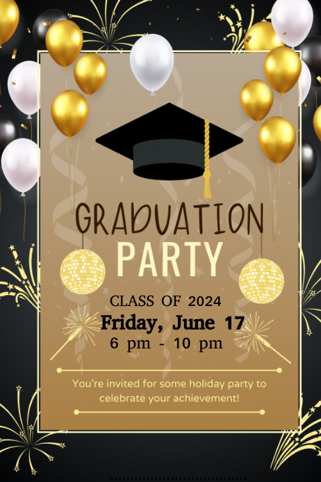 2017 Graduation Party Posters