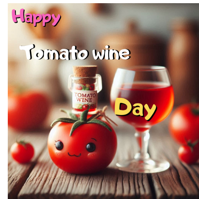 Brown Collage Happy Tomato Wine Day Instagram Post Template | PosterMyWall