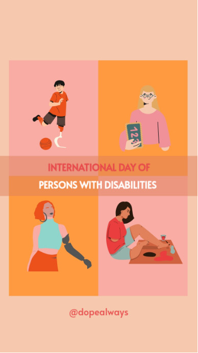 Copy of Brown Collage International Day Of Person With Disabilities ...