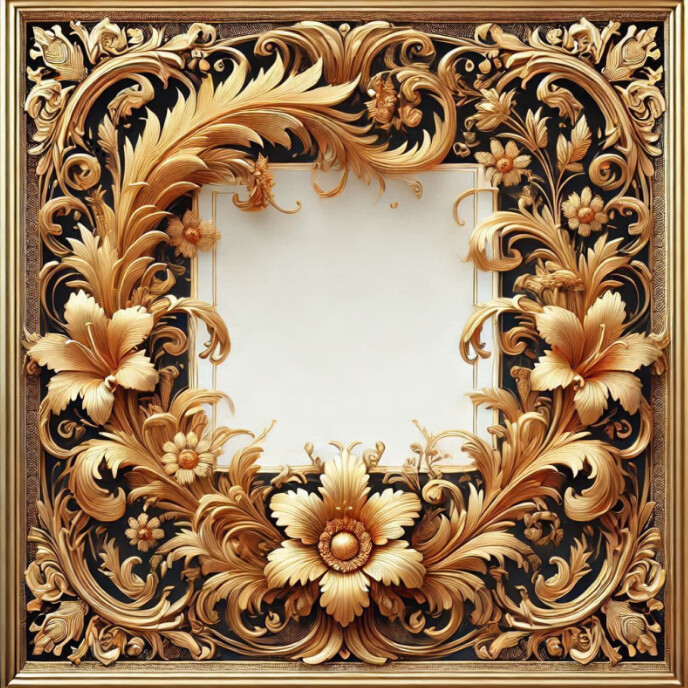 Brown Collage Picture Frame Album Cover Template | PosterMyWall