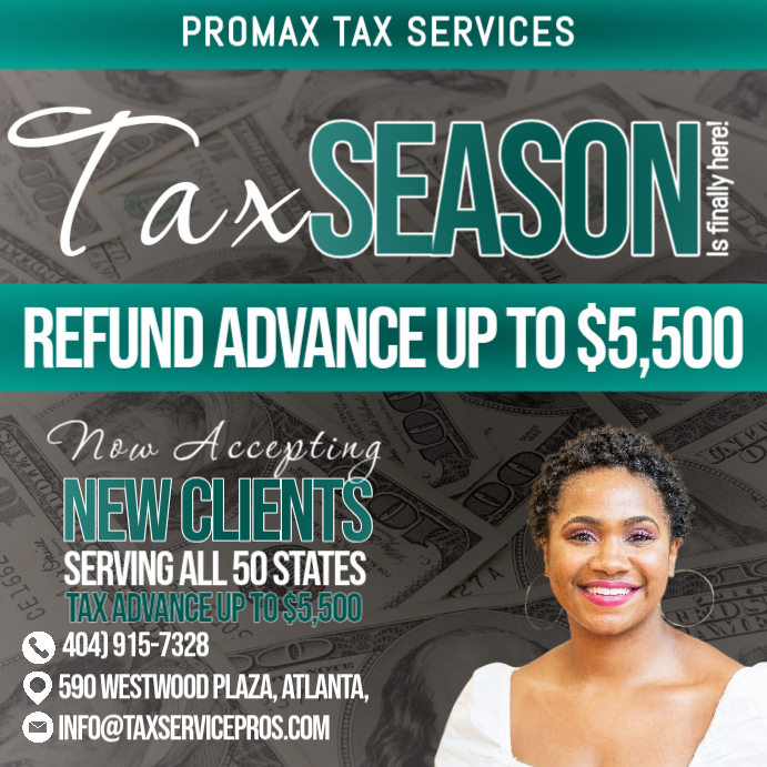 Brown Collage Tax Season Instagram Post Template | PosterMyWall