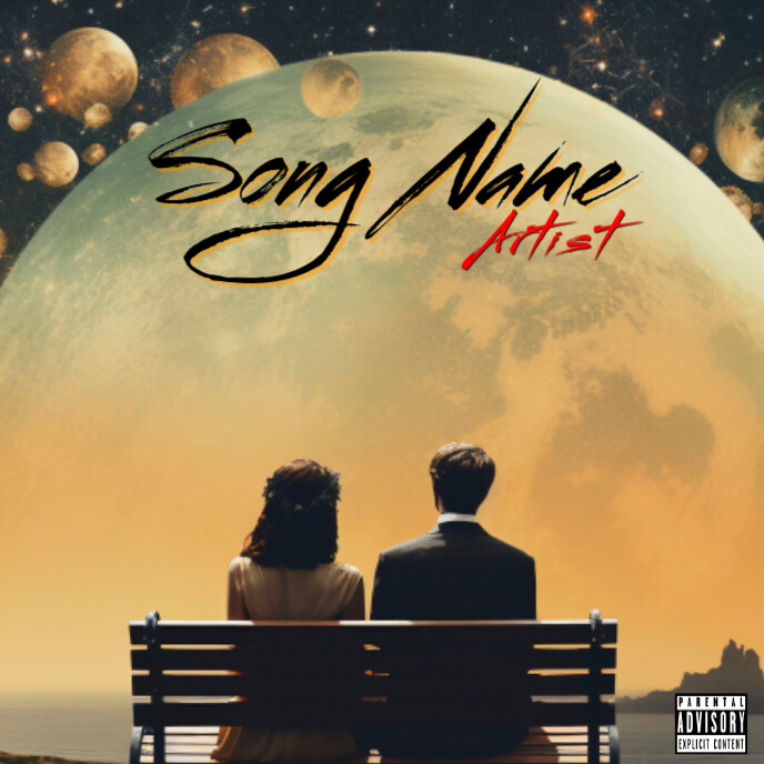 Brown Couple Album Cover Template | PosterMyWall