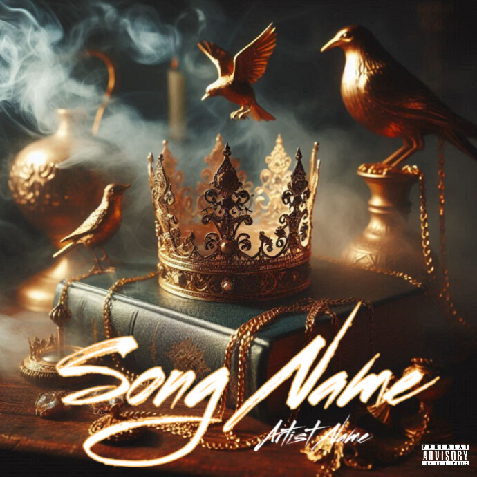 Brown Crown Mixtape Album Cover Album Cover Template | PosterMyWall