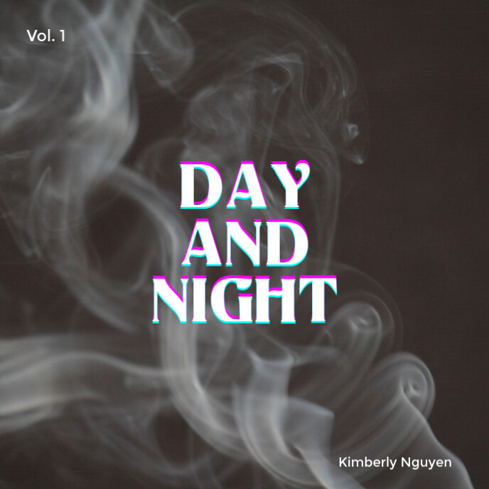 Brown Day And Night Album Cover Template | PosterMyWall