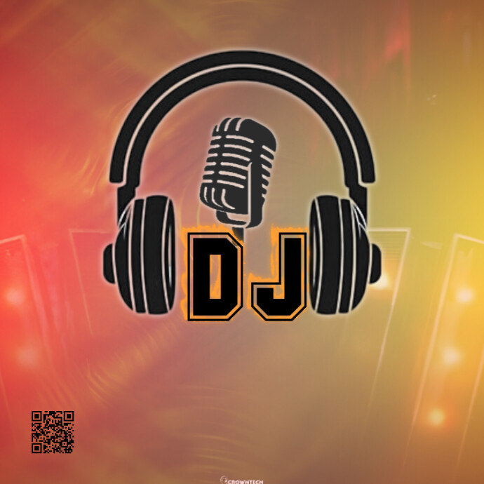 Plantilla de Brown Dj Logo | PosterMyWall