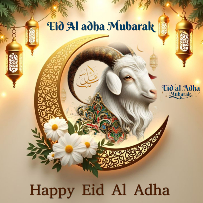 Eid Al Adha Celebration Template | PosterMyWall