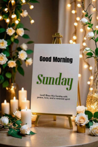 Good morning poster Template | PosterMyWall