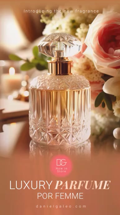 Brown Floral Perfume Ads Instagram Story Inst Template | PosterMyWall