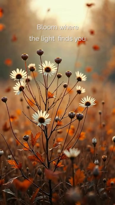 Brown Flower Instagram Reel Template | PosterMyWall