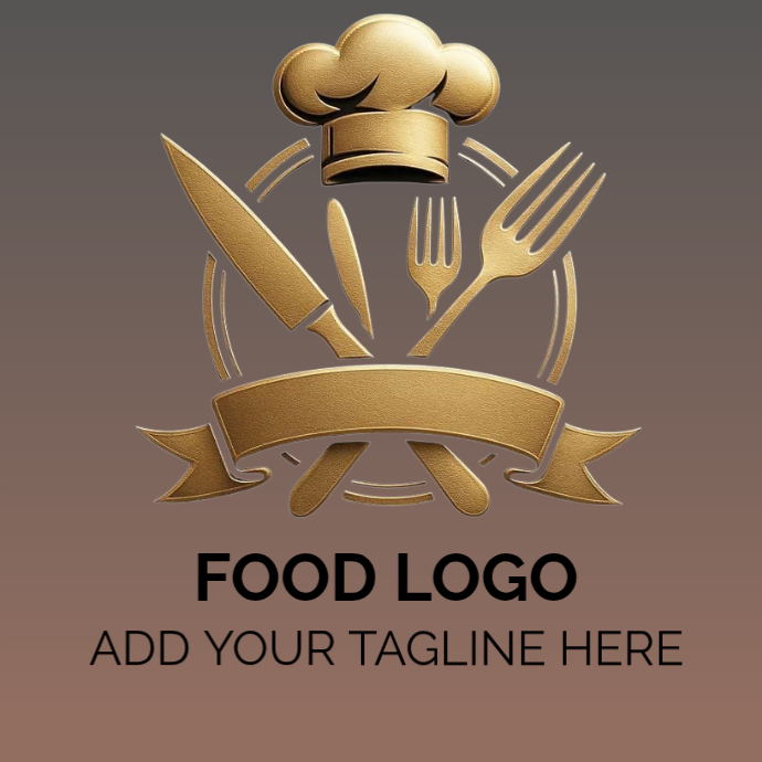 Plantilla de Brown food business logo | PosterMyWall