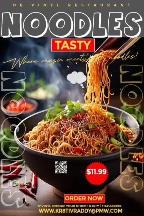 Copy of Brown Food Menu Poster | PosterMyWall