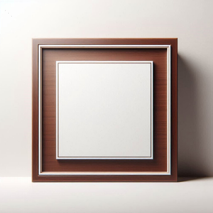 Copy of brown frame template | PosterMyWall