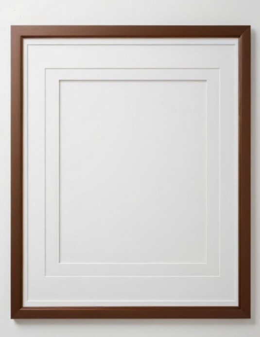 Copy of brown frame template design | PosterMyWall